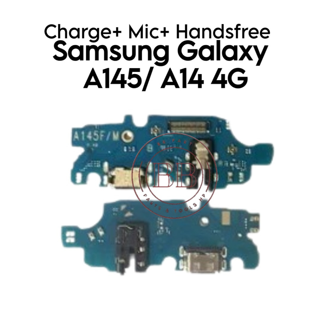 Jual Papan PCB Konektor Charger + Mic + Handsfree Samsung Galaxy A14 / A1A5 / SM-A145F / SM ...