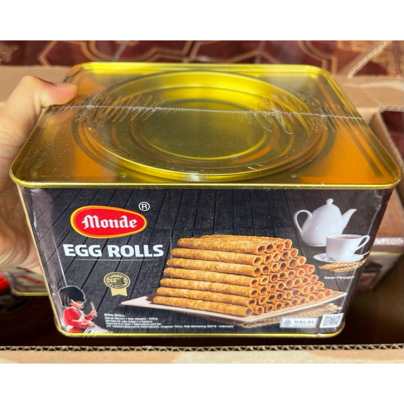 Jual agen distributor makanan ringan biskuit hampers lebaran monde egg ...