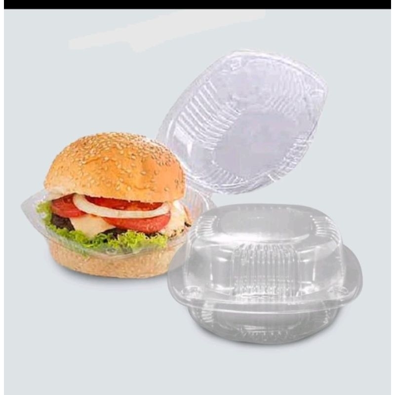 Jual MIKA PLASTIK BURGER MIKA ROTI ISI 50 PCS | Shopee Indonesia