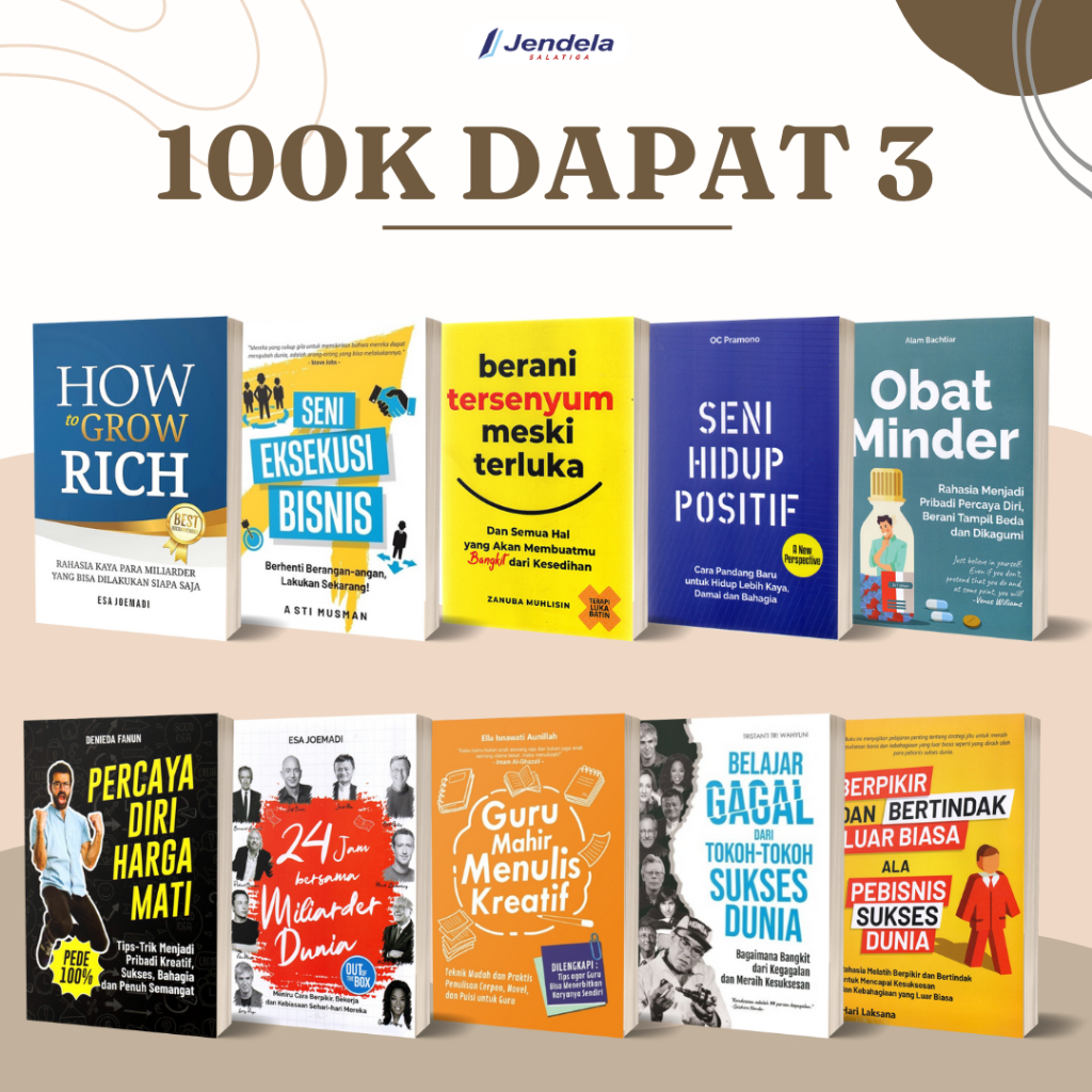 Jual Paket Bundling Buku Motivasi Murah Bebas Pilih Judul | Shopee ...