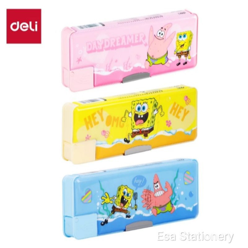 Jual Deli X Spongebob SquarePants H981 Magnetic Pencil Case ( hanya ...