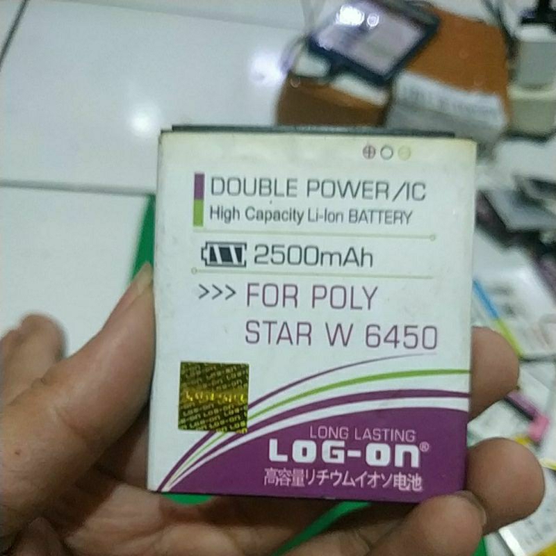 Jual BATERAI BEKAS POLYTRON ROCKET STAR W6450 | Shopee Indonesia