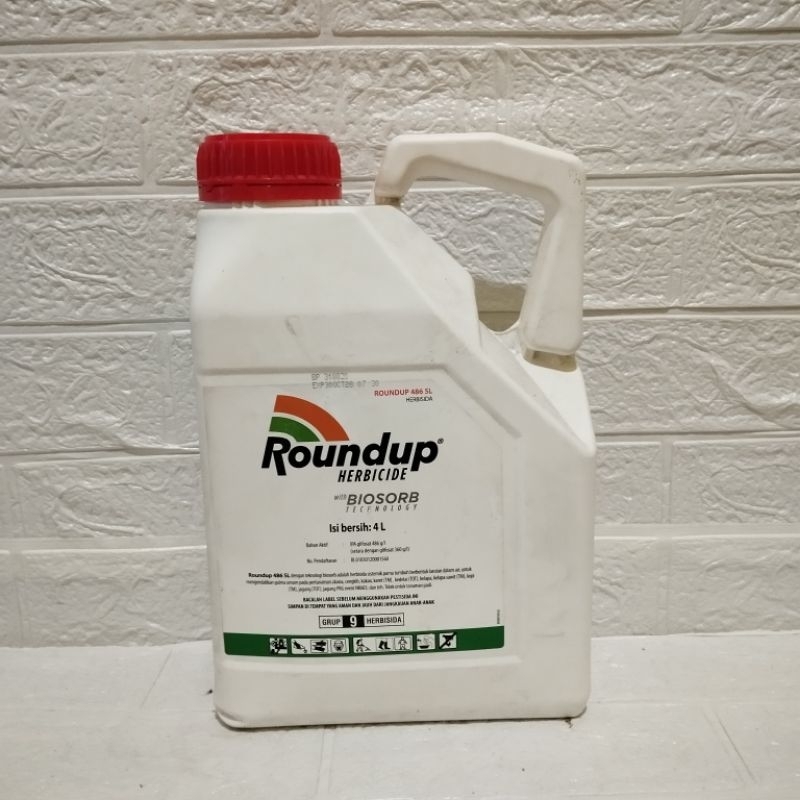Jual Herbisida Racun Rumput Roundup 486SL 4 Liter | Shopee Indonesia