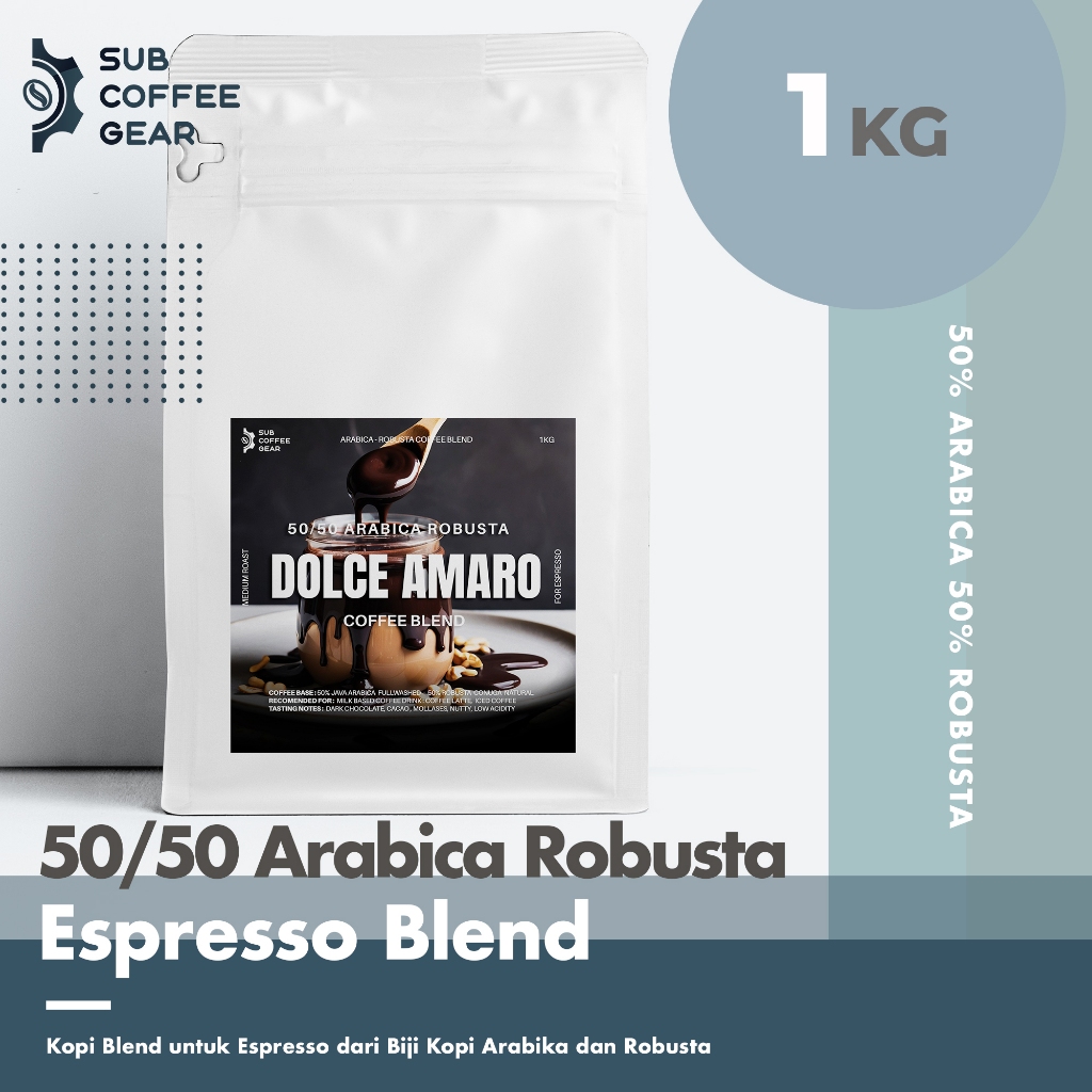 Jual KOPI BLEND ARABIKA 50 ROBUSTA 50 ESPRESSO COFFEE BLEND ARABICA ...