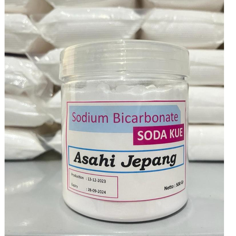 Jual Soda Kue Asahi kemasan Toples 500 Gr/ Sodium Bicarbonate Asahi ...