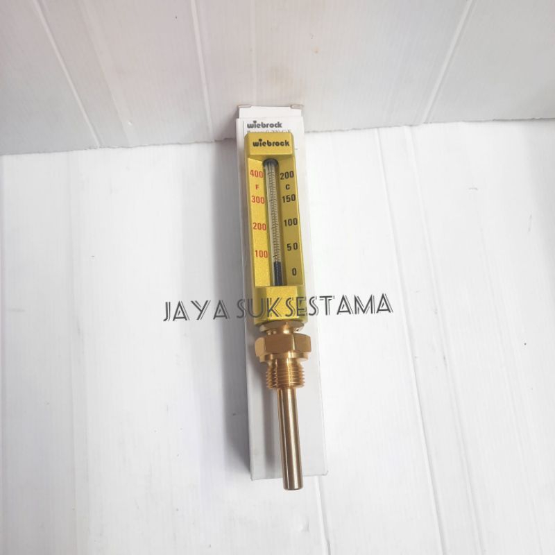 Jual Thermometer Stick Kuningan Termometer Stik Drat 1/2" inch 200 ...