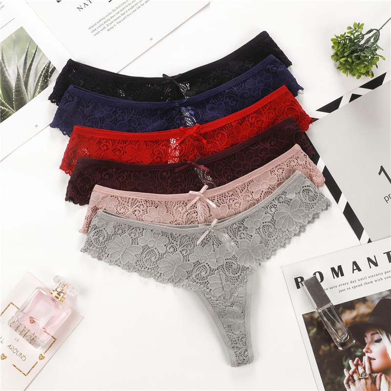 Jual GS WP 132 KXN2 - G-STRING SEXY THONG LACE TRANSPARANT | Shopee ...