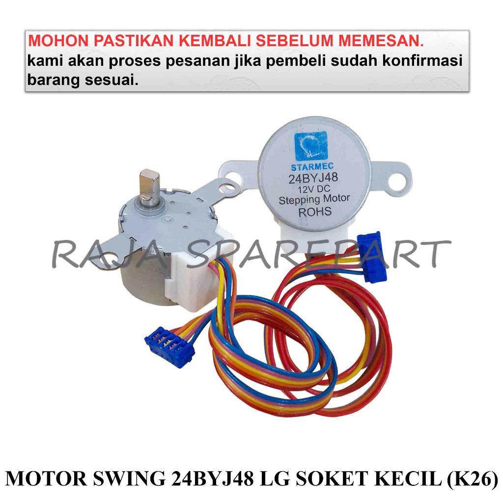 Jual MS24BY MOTOR SWING/SWING MOTOR AC/MOTOR SWING LG 24BYJ48 SOKET ...