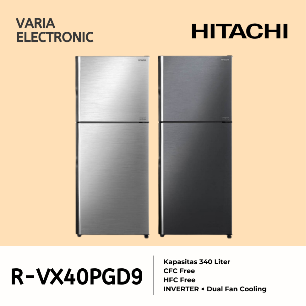Jual Kulkas 2 Pintu HITACHI R-VX40PGD9 | Shopee Indonesia
