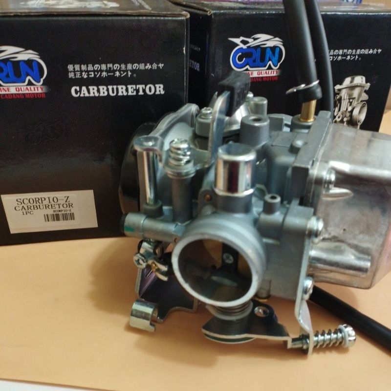 Jual Crun CARBURATOR SCORPIO Z (5BP) /KARBURATOR /CARBURETOR | Shopee ...