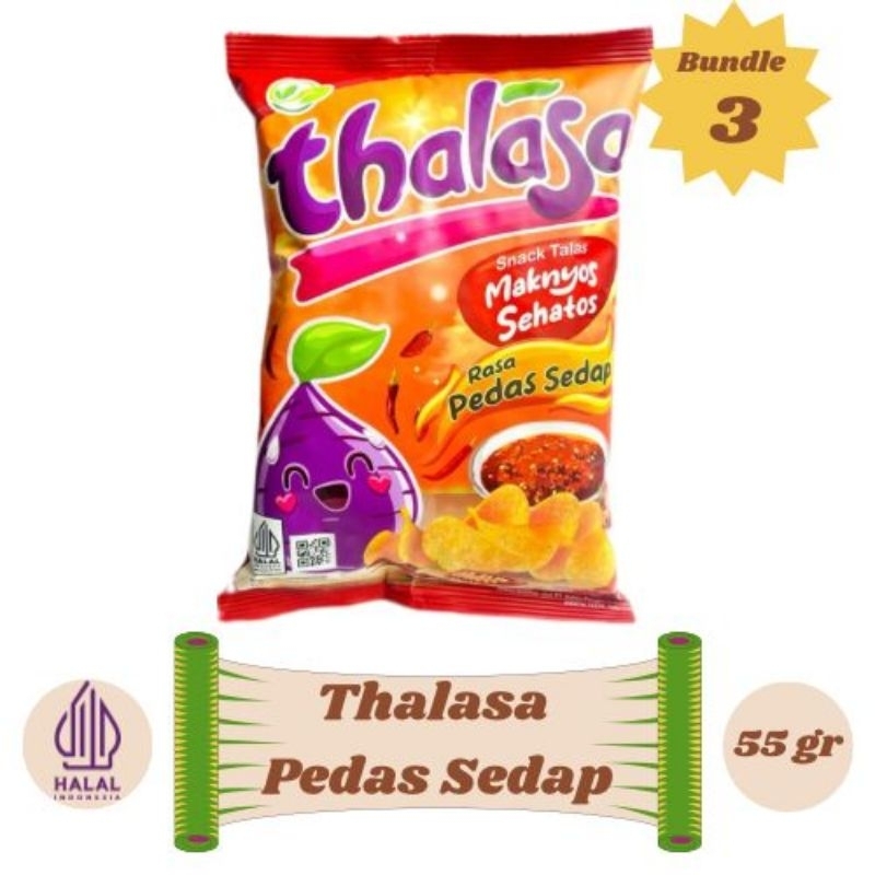 Jual Thalasa Pedas Sedap bundle 3 package | Shopee Indonesia