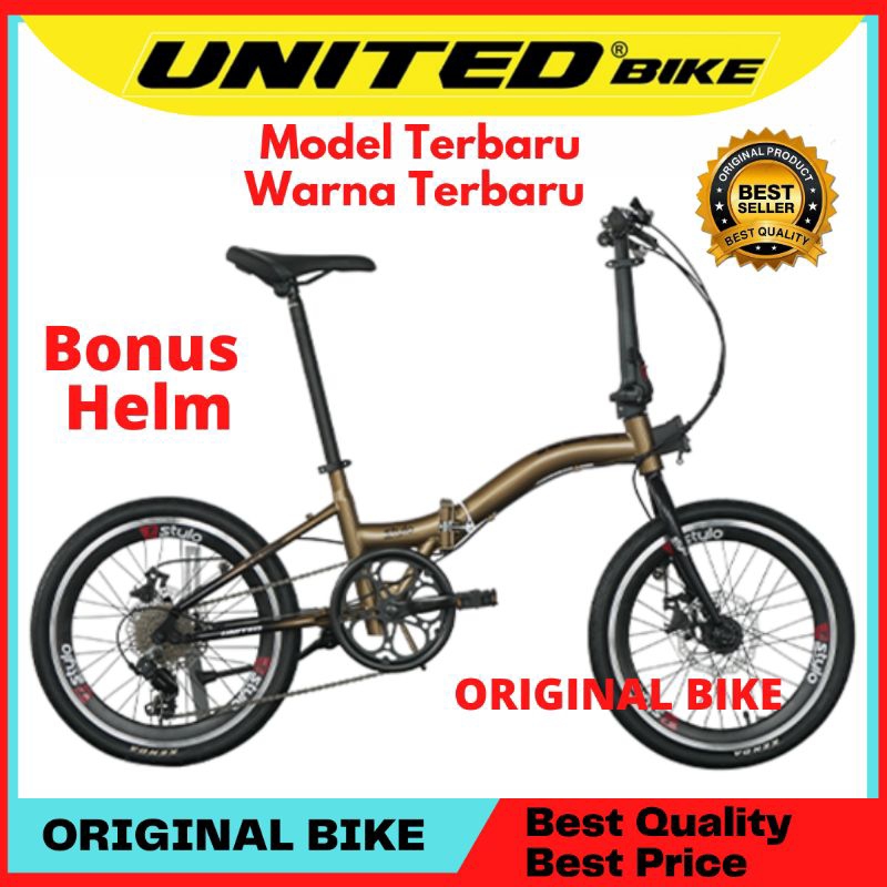 Jual SEPEDA LIPAT 20 UNITED STYLO SPORTY TERBARU | Shopee Indonesia