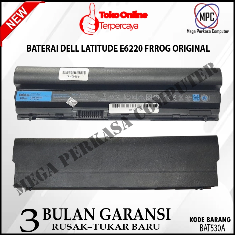 Jual Baterai Dell Latitude E6320 E6230 E6120 E6220 E6330 FRROG | Shopee Indonesia