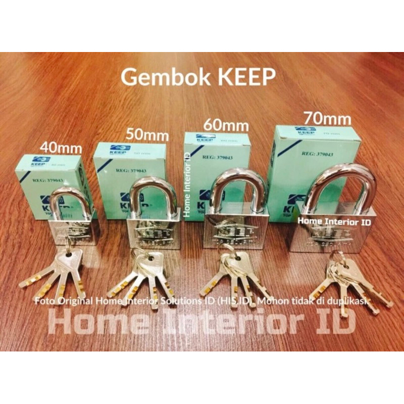 Jual Gembok KEEP 60 mm ORIGINAL Gembok Rumah Toko | Shopee Indonesia