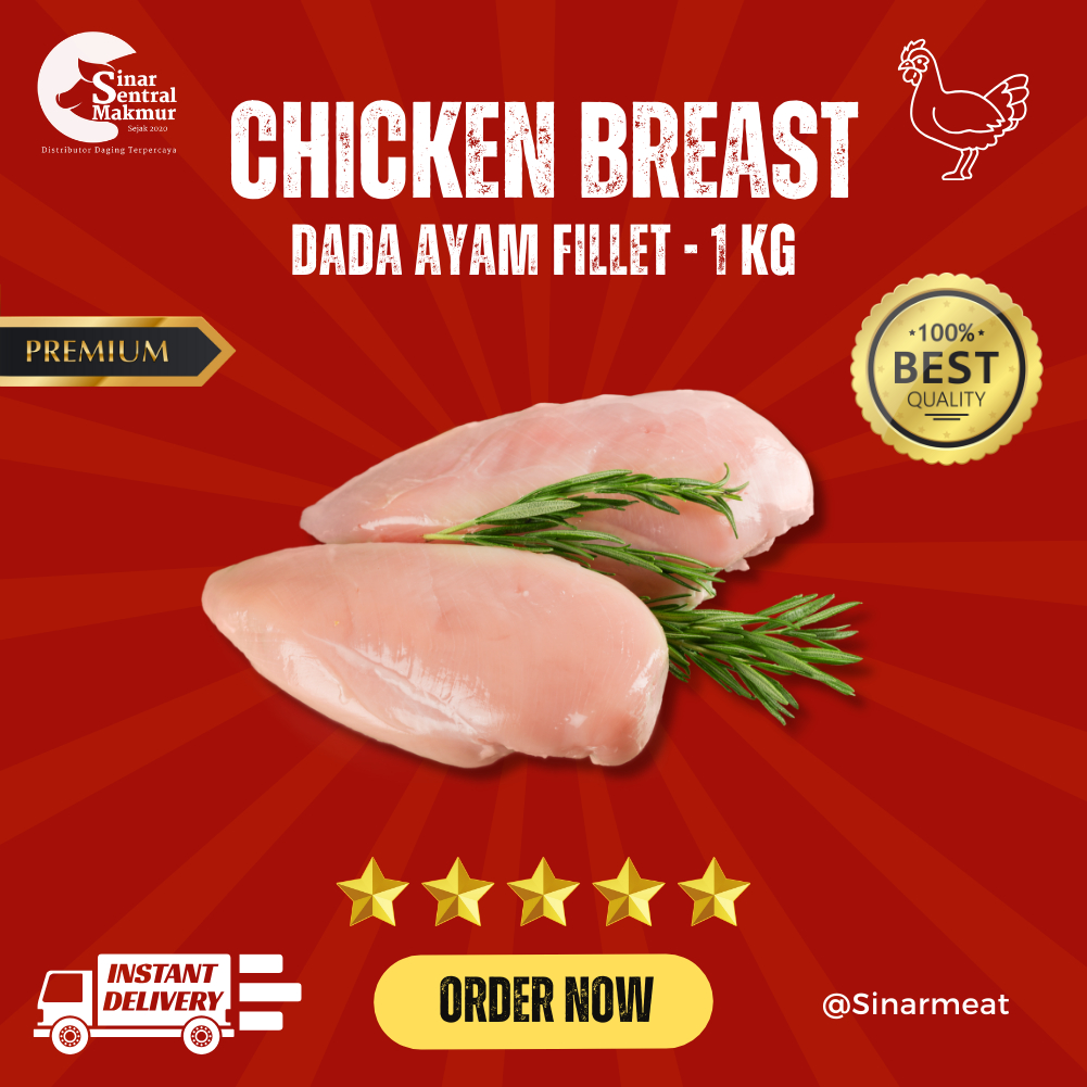 Jual DAGING DADA AYAM FILLET / BONELESS PREMIUM 1KG | Shopee Indonesia