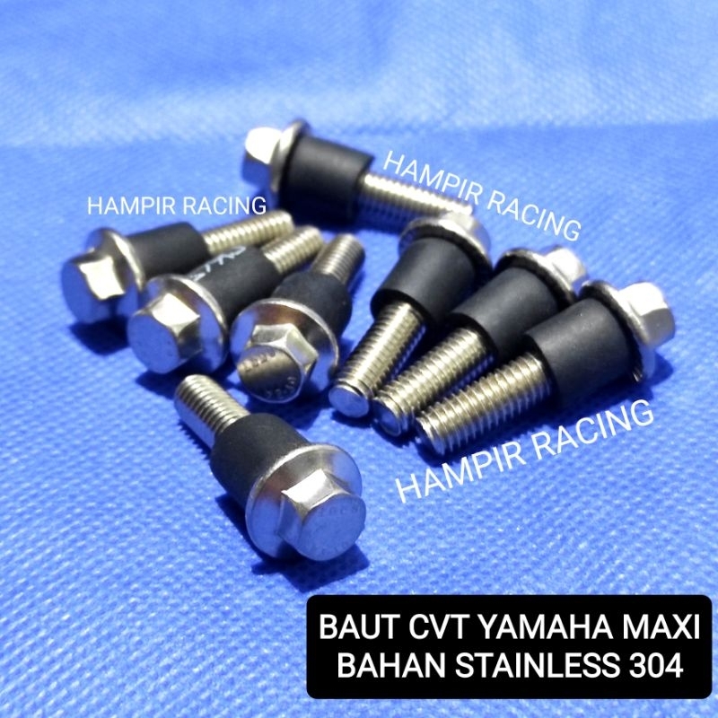 Jual [1BIJI] BAUT TUTUP CVT NMAX AEROX LEXI BAUT STAINLESS COVER CVT ...