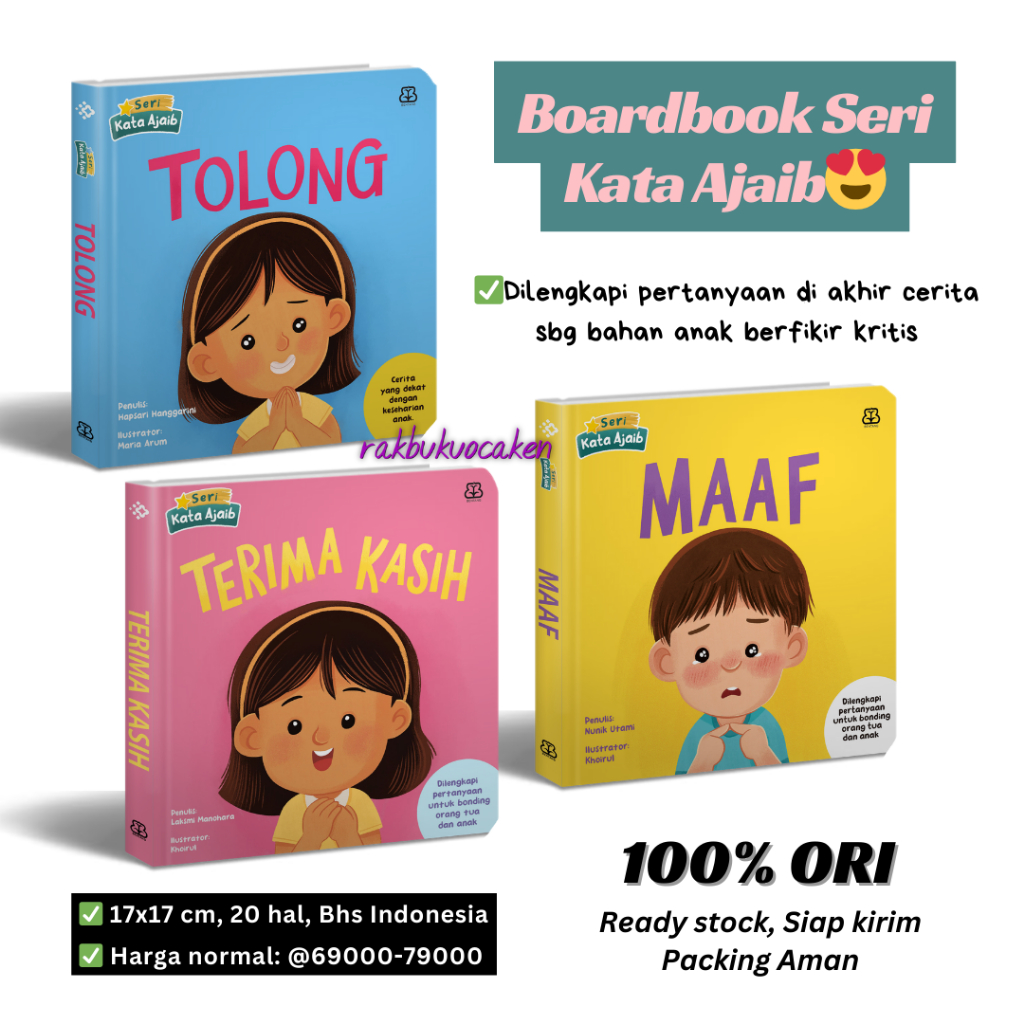 Jual BOARDBOOK Seri Kata Ajaib Belajar Bersama Yura dan Yuda: Terima ... Jual BOARDBOOK Seri Kata Ajaib Belajar Bersama Yura dan Yuda: Terima ...