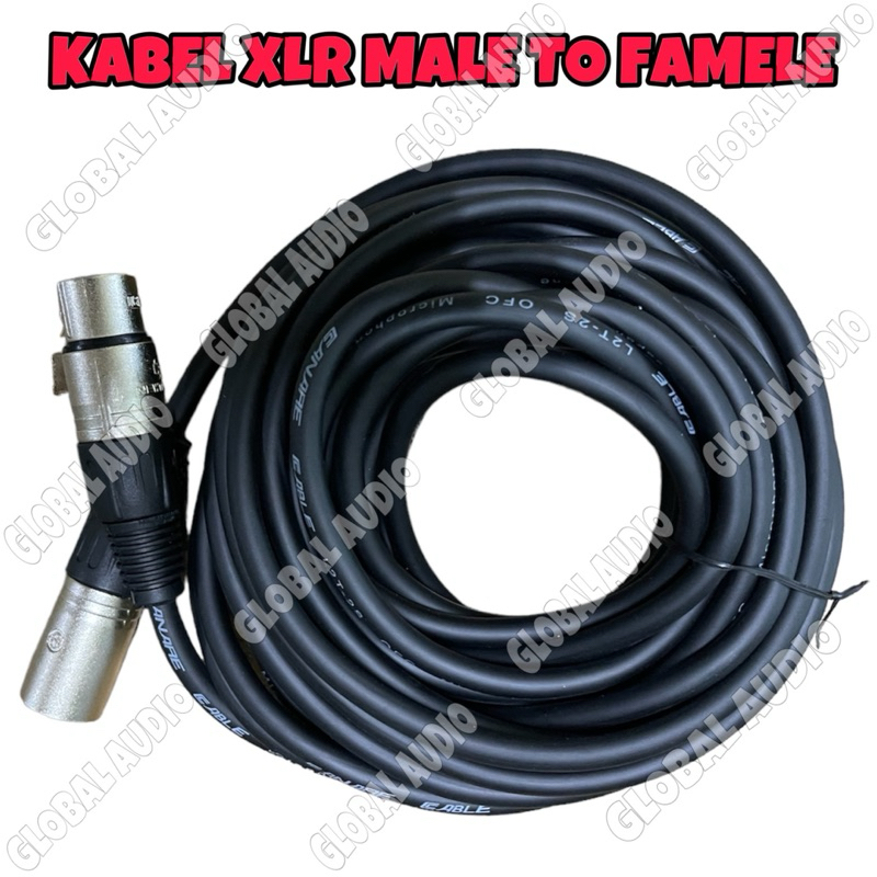 Jual Kabel Audio Canare Kabel xlr male to famele Original 10meter ...