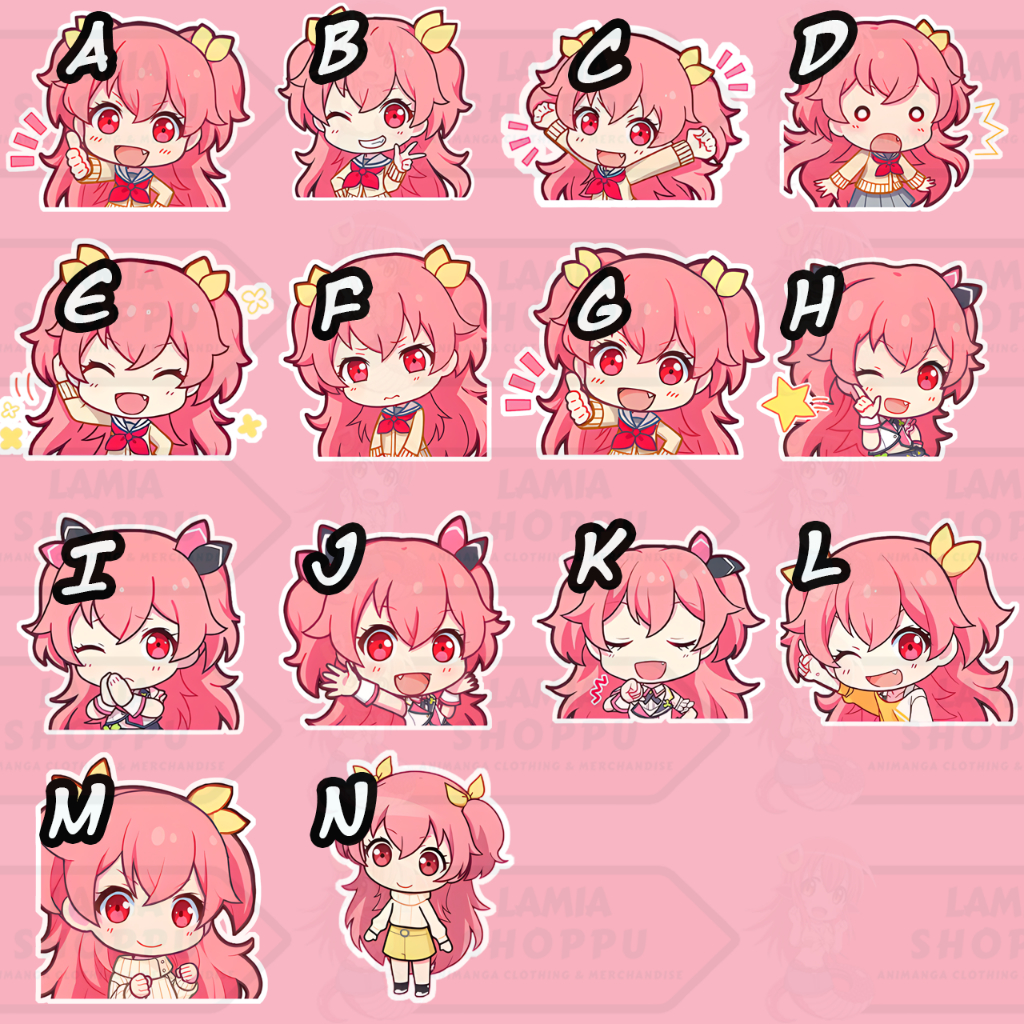 Jual Sticker Project Sekai Airi | Stiker Vinyl Momoi Airi | Stiker ...