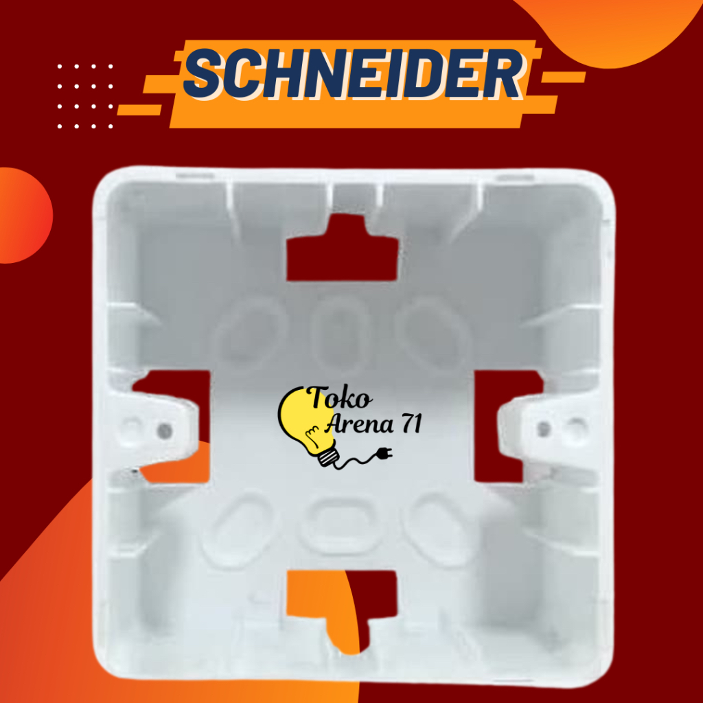 Jual Schneider Dus Doos Outbow Ob Kotak Putih Leona OBL838348 Putih ...