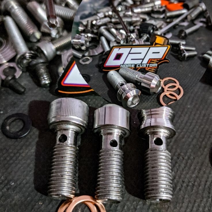 Jual Inovasi yang Menggerakkan Dunia baut banjo minyak rem | Shopee ...