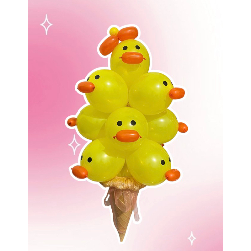 Jual balon bebek | buket balon bebek | kado wisuda ulang tahun ...