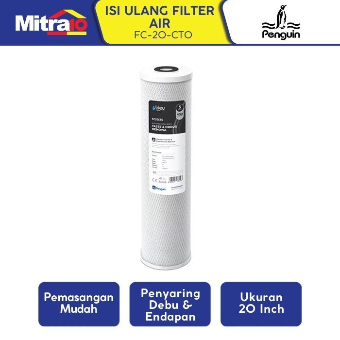 Jual Penguin Isi Ulang Filter Air FC-20-CTO | Shopee Indonesia