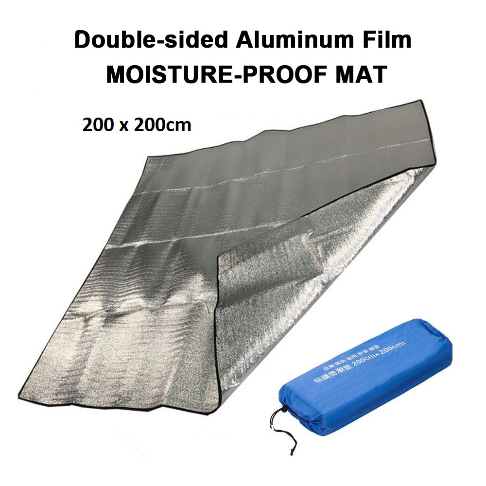 Jual Matras aluminium foil tikar piknik 200x200cm alas tenda camping ...
