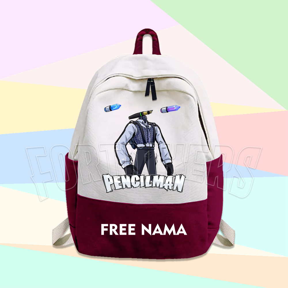 Jual TAS RANSEL ANAK TAS SEKOLAH ANAK LARGE PEN PENCILMAN SKIBIDI ...