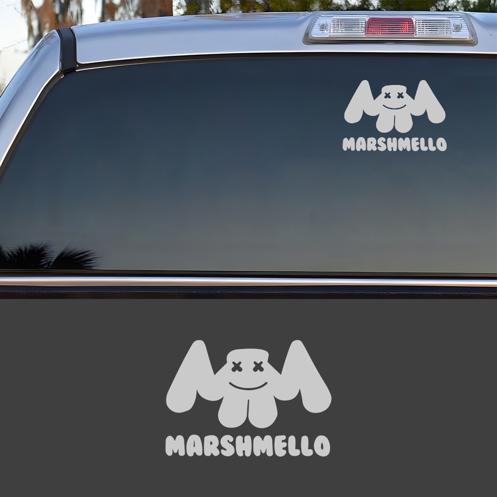 Jual Stiker Kaca Mobil Band Musik Marshmello Car Decal Sticker | Shopee ...