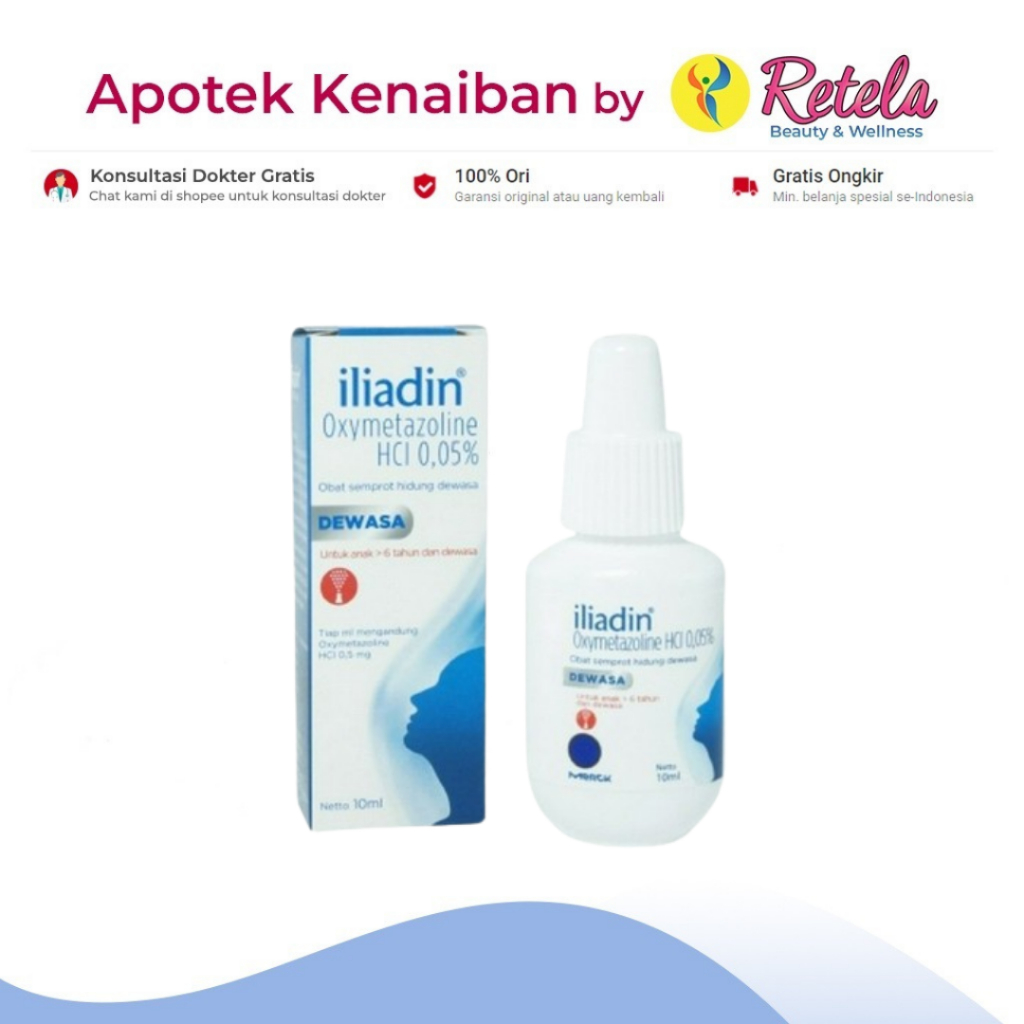 Jual ILIADIN SPRAY 1 BOTOL ISI 10ML | Shopee Indonesia