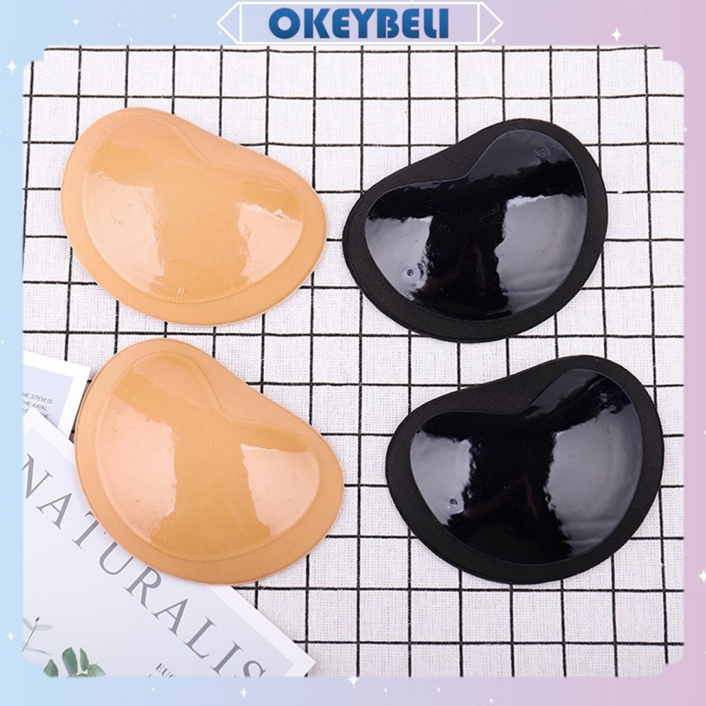 Jual •OKEY BELI•BP763 Bra Pad Push Up Tempel Pads Foam Dan Silicone ...