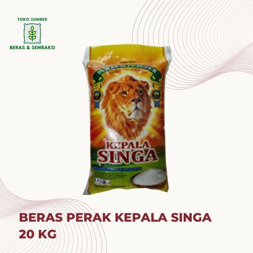 Jual Beras pera / perak super kepala singa 20 Kg | Shopee Indonesia