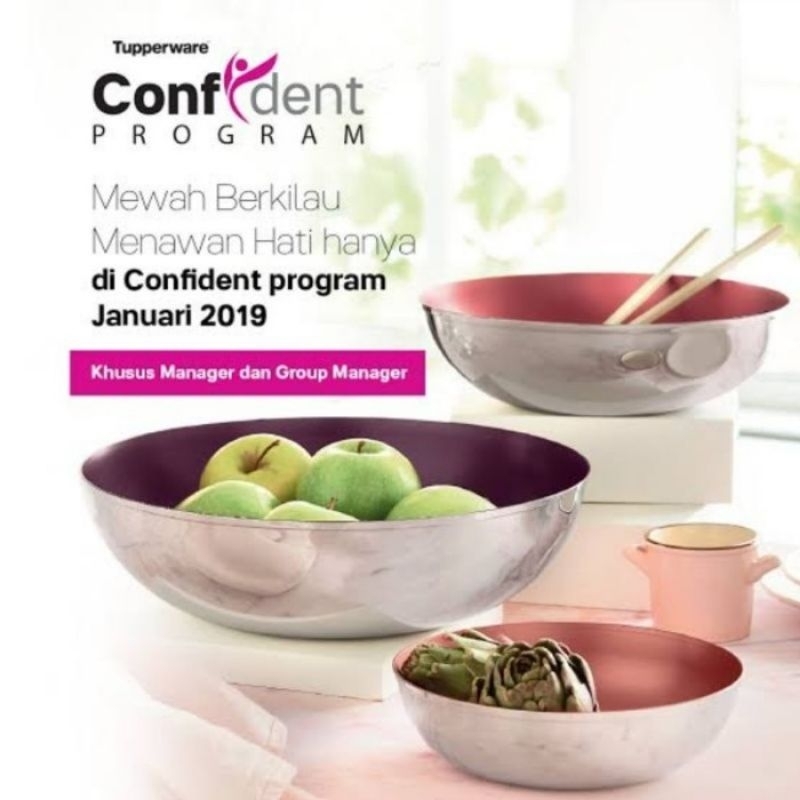 Jual Tupperware Original Promo Allegra Bowl Stainless Mangkok Stainless Mewah | Shopee Indonesia