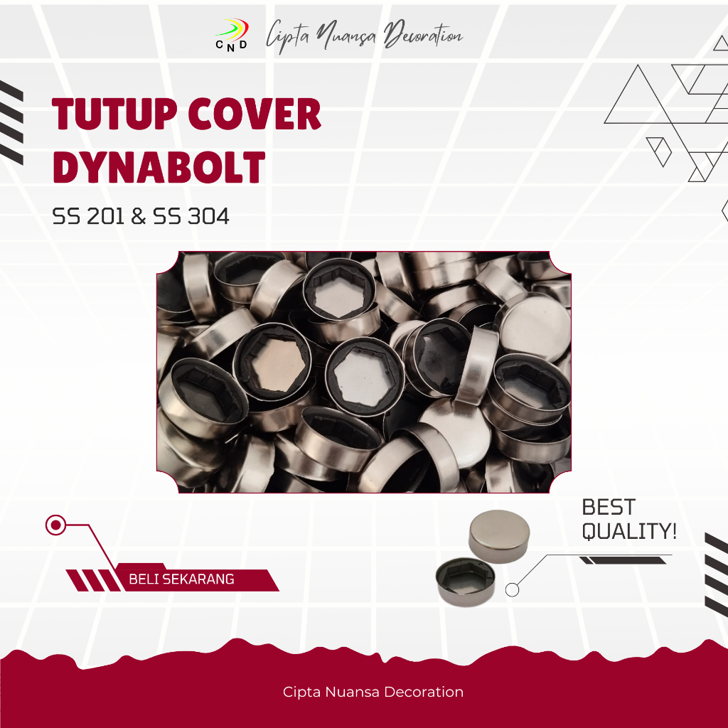 Jual Tutup dinabol stainless / Penutup dynabolt ss 304 / Cover Dynabol ...