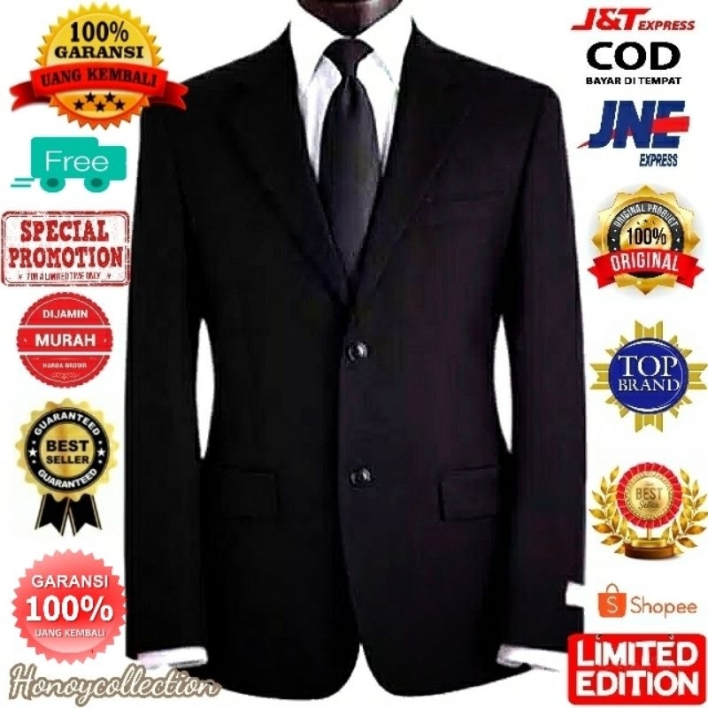 Jual Jas formal pria/Jas nikah/Jas wisuda/Jas hitam pria/Jas pria ...