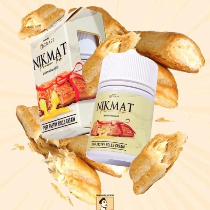 Jual LIQUID NIKMAT V1 60ML PUFF PASTRY ROLL CREAM | Shopee Indonesia