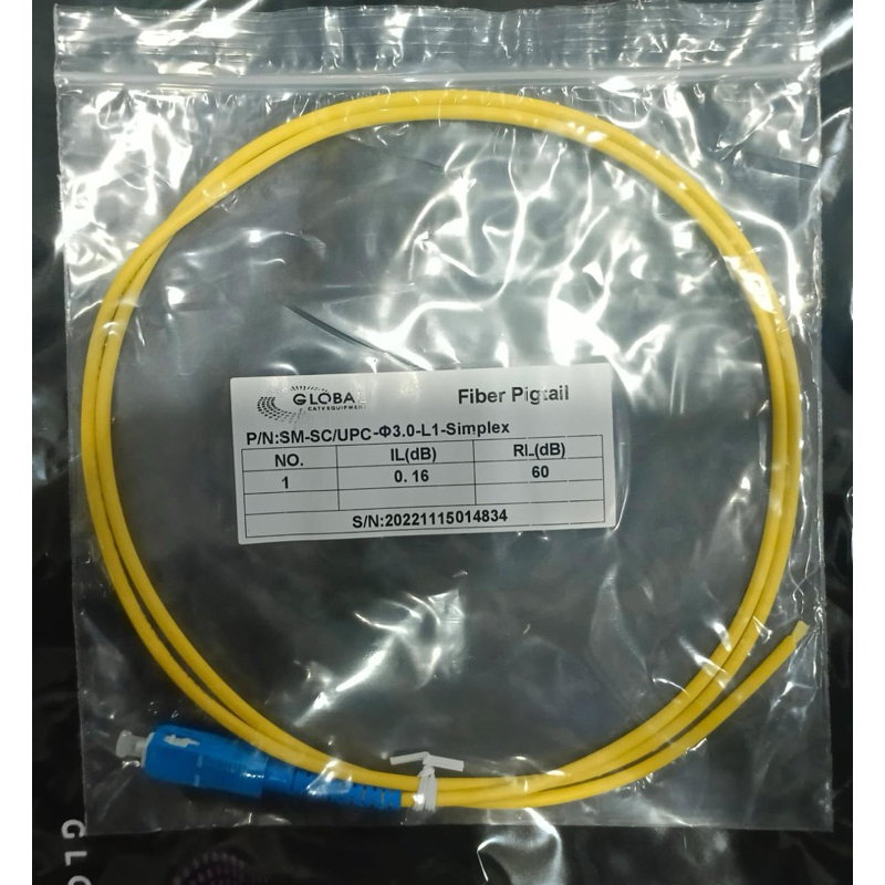 Jual Global Pigtail Indoor 3MM UPC 1meter | Shopee Indonesia