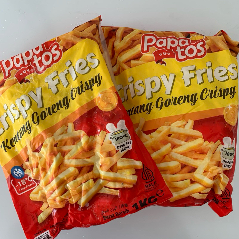 Jual papatos crispy fries 1kg | Shopee Indonesia