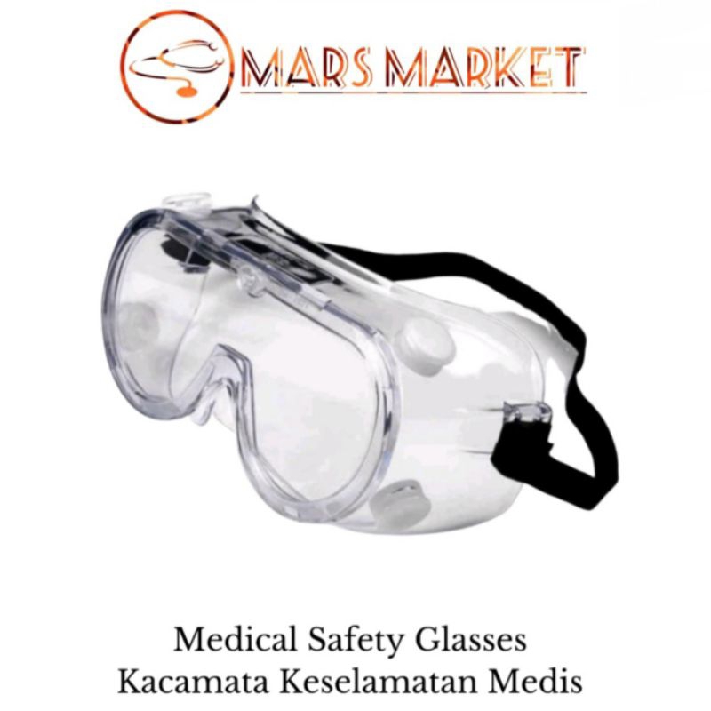 Jual Kacamata Safety Goggles Eye / Kacamata Keselamatan Medis ...