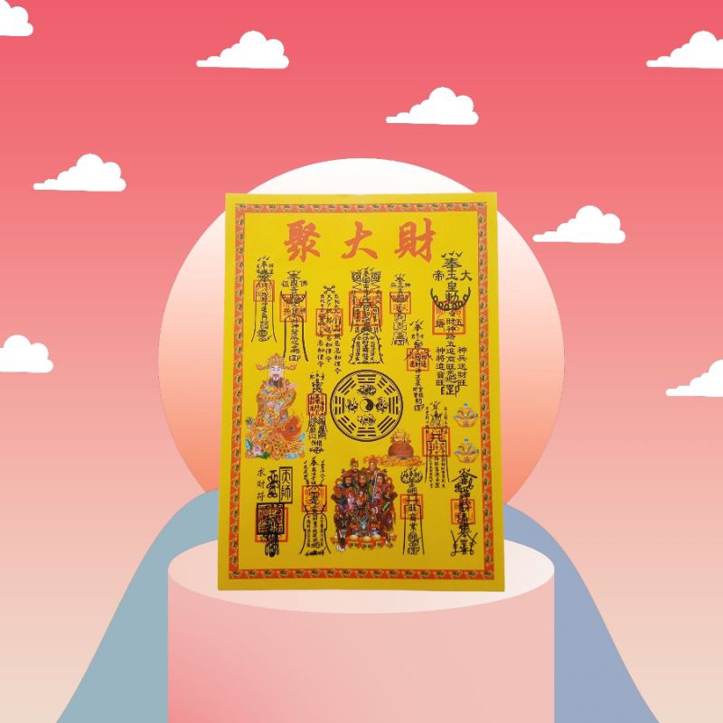 Jual Kertas Sembahyang Kui Jin Hu Mantra Semua Dewa Rejeki 20 Lembar ...