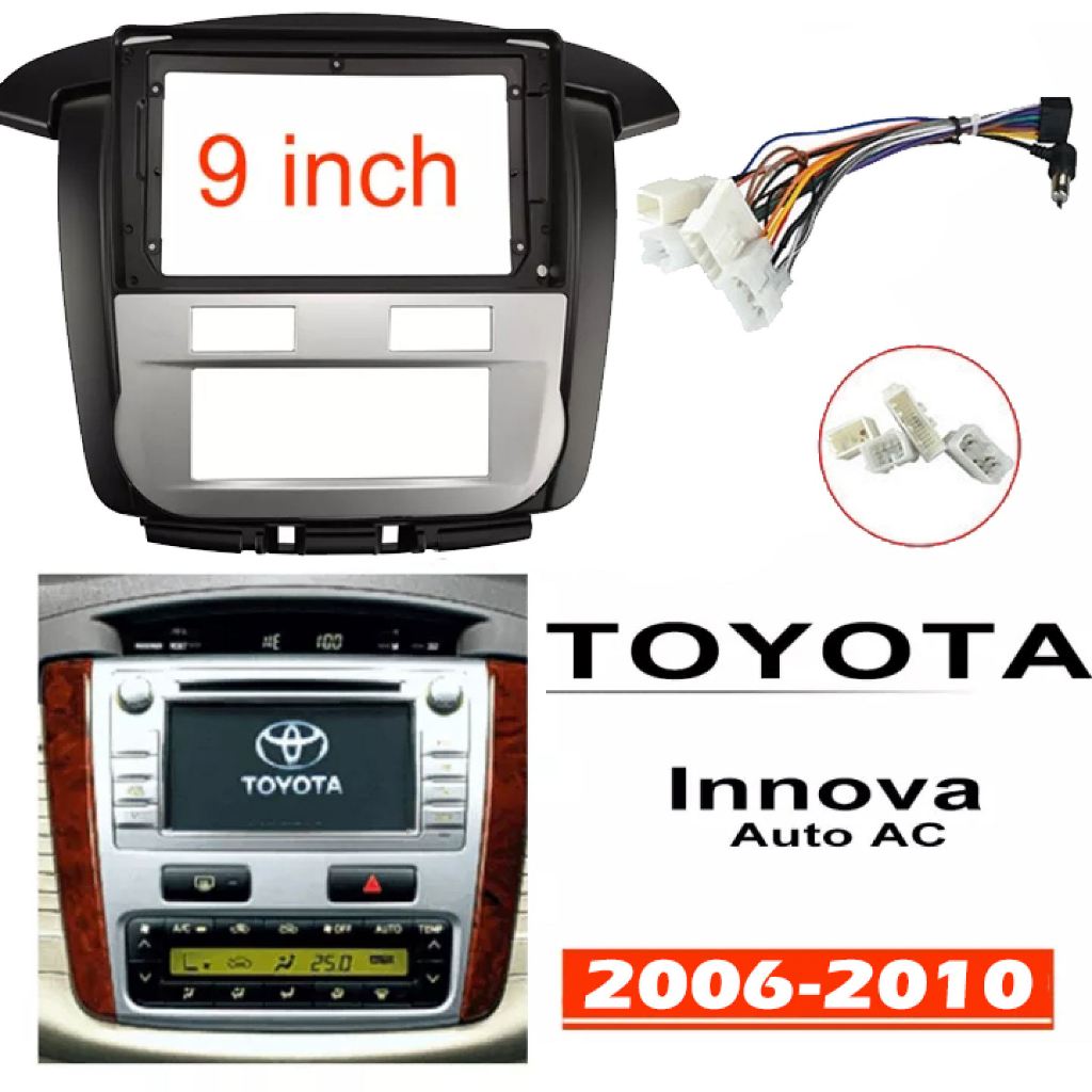 Jual Car Stereo 2din Panel Facia for TOYOTA Innova 2006-2020 9 inch ...