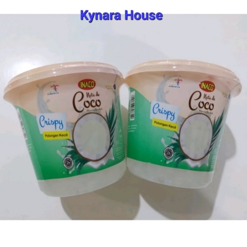 Jual Inaco Nata De Coco Crispy Potongan Kecil Ember 1000gr | Shopee ...