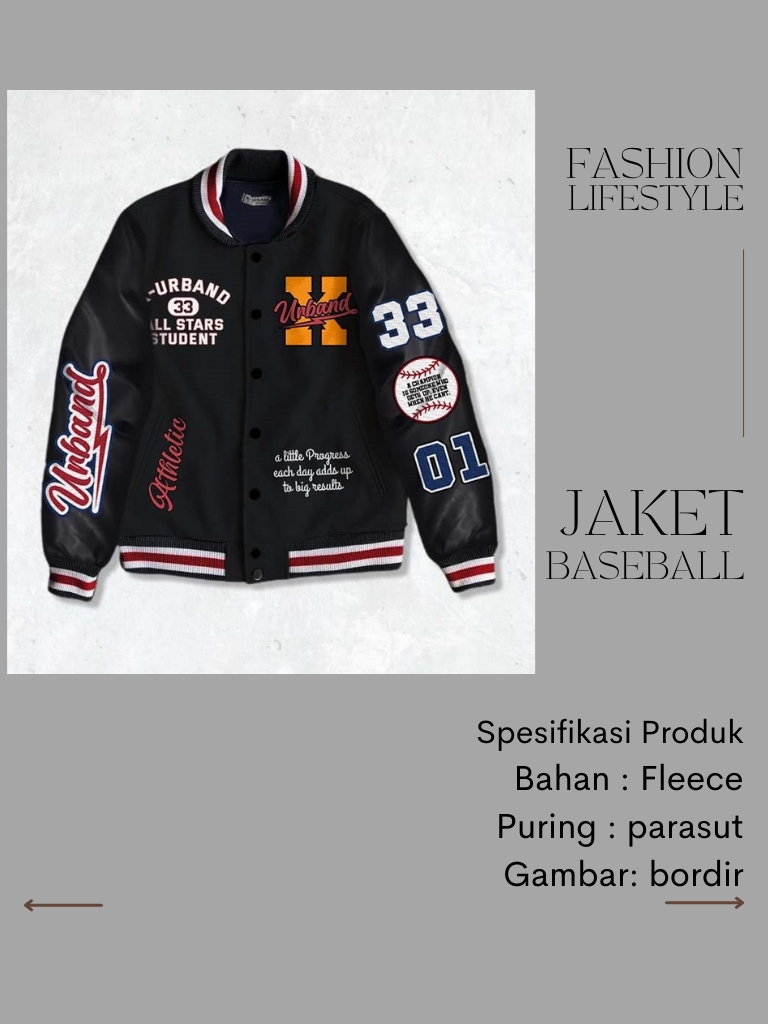Jual Varsity Jacket - Jaket Baseball Varsity Original - Jaket Varsity ...