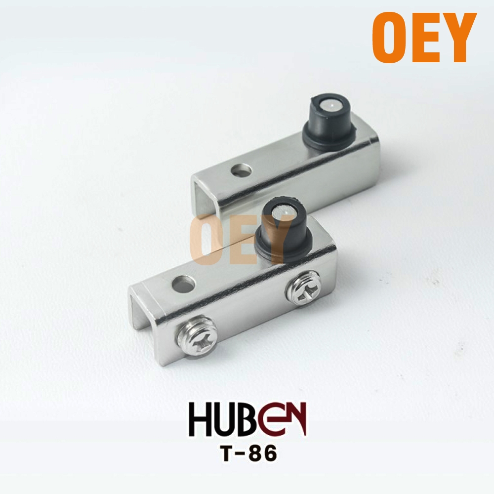 Jual 2 x HUBEN T86 ENGSEL JEPIT KACA BESI CHROME - Pivot Hinge Glass ...