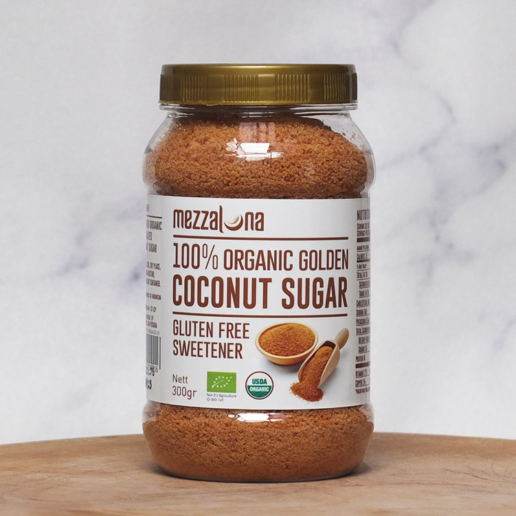 Jual Gula Kelapa Organik 300gr GOLDEN Mezzaluna Export Quality Organic ...