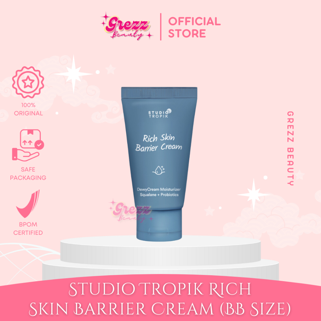 Jual Studio Tropik Rich Skin Barrier Cream - 15gr (BB Size) | Shopee ...