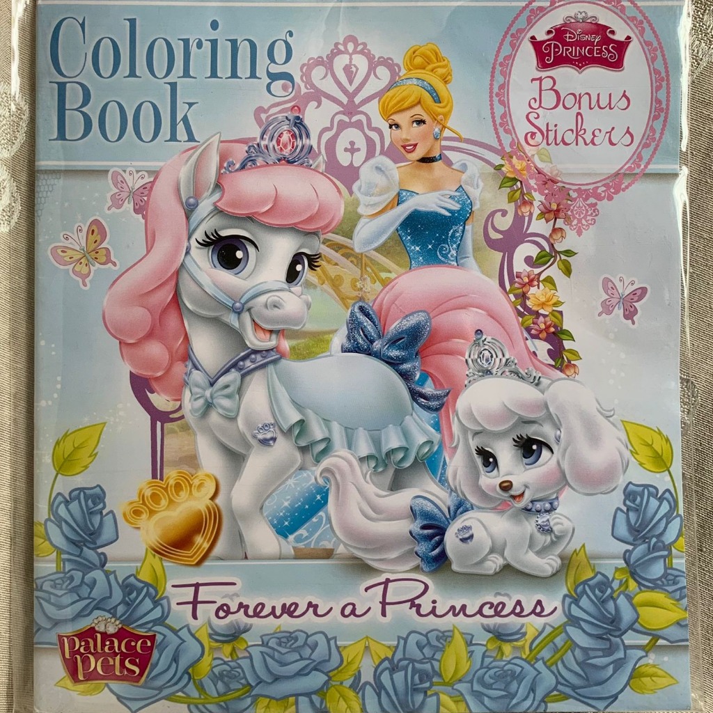 Jual Palace Pets Forever a Princess Coloring Book with Bonus Stickers ...