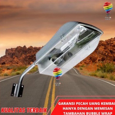 Jual Kap Lampu Jalan PJU WATERPROOF Fitting E27 Outdoor Plus Tiang Kabel p Kualitas Premium ...