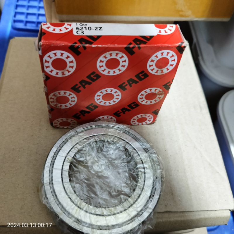 Jual 6210 ZZ / 6210 2Z C3 FAG Ball Bearing ( Tutup karet 2 sisi ...